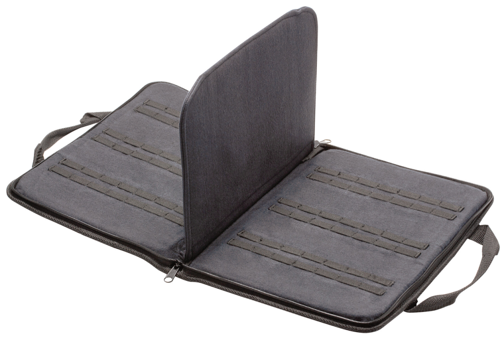 Medium Leather Case Logo Carrying Case Holds 42 - Collectors General Store